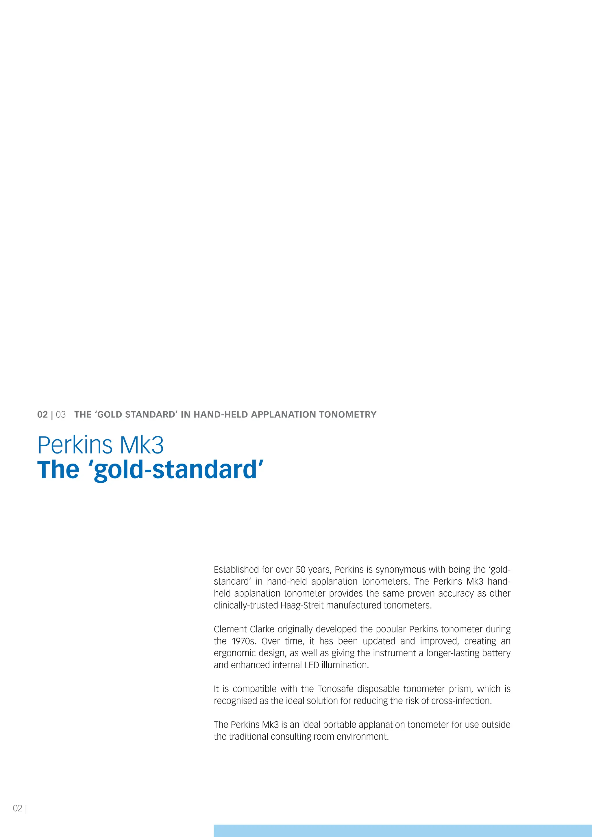 Haag-Streit UK Perkins Mks Tonometer brochure | PDF