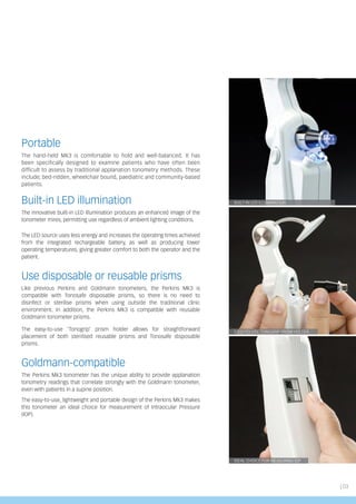 Haag-Streit UK Perkins Mks Tonometer brochure | PDF