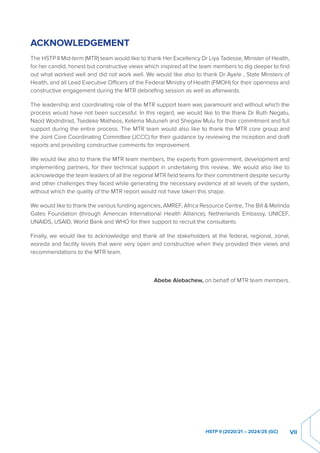 The Ethiopian health sector has developed and implemented successive ...