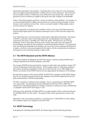 High Speed Token Ring | PDF