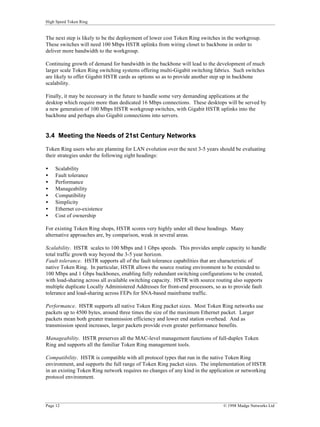 High Speed Token Ring | PDF