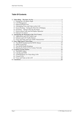 High Speed Token Ring | PDF