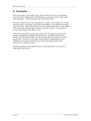 High Speed Token Ring | PDF