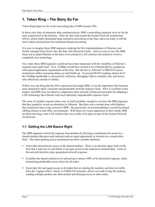 High Speed Token Ring | PDF