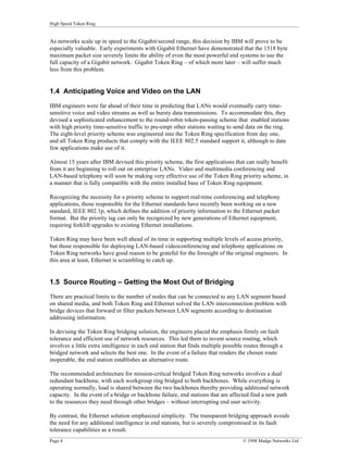 High Speed Token Ring | PDF