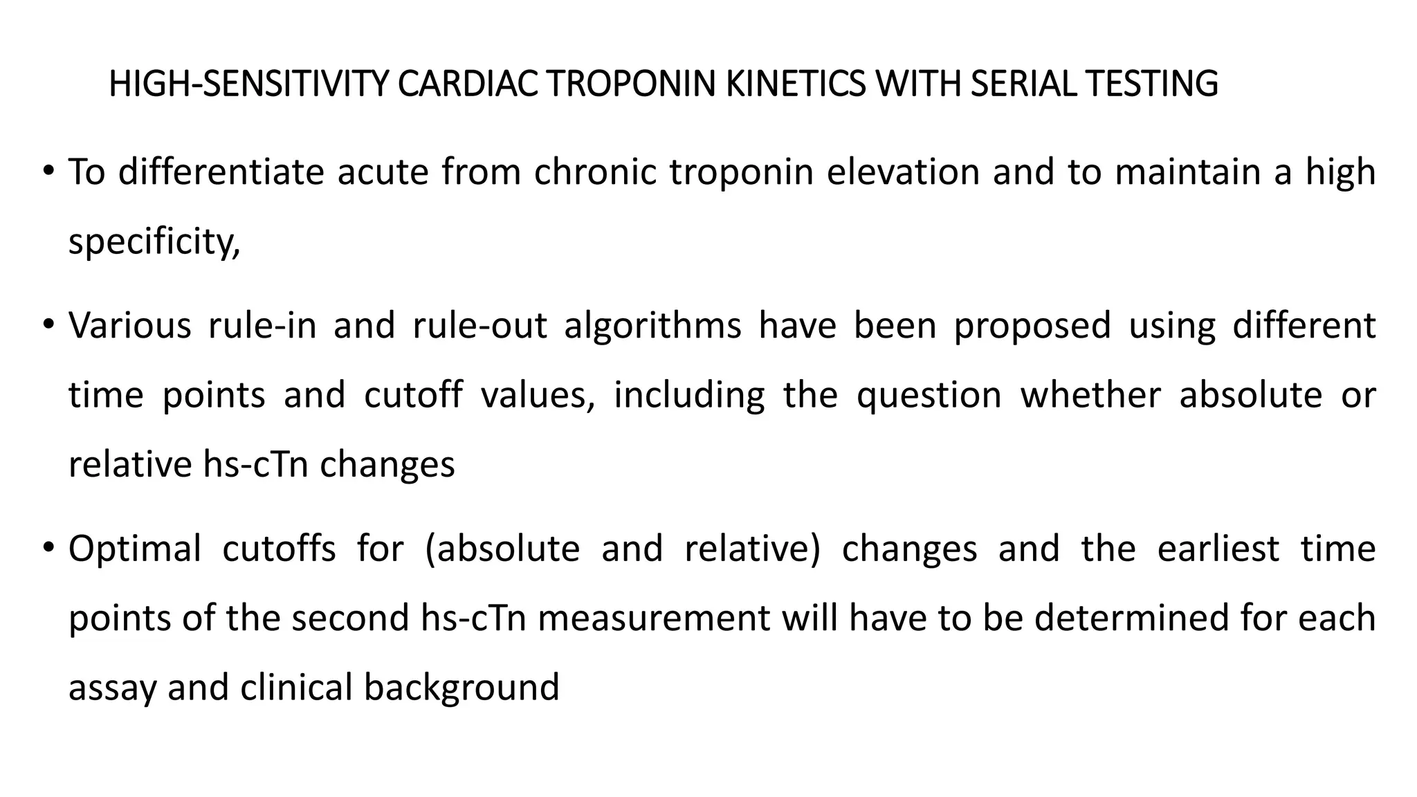 High sensitive troponin | PPTX