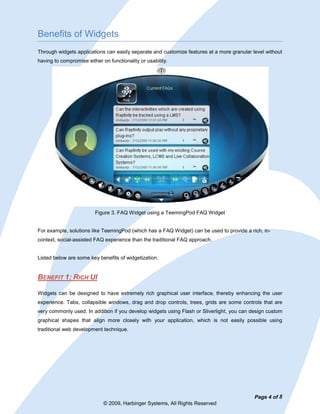 Widgetization: A New Paradigm | PDF