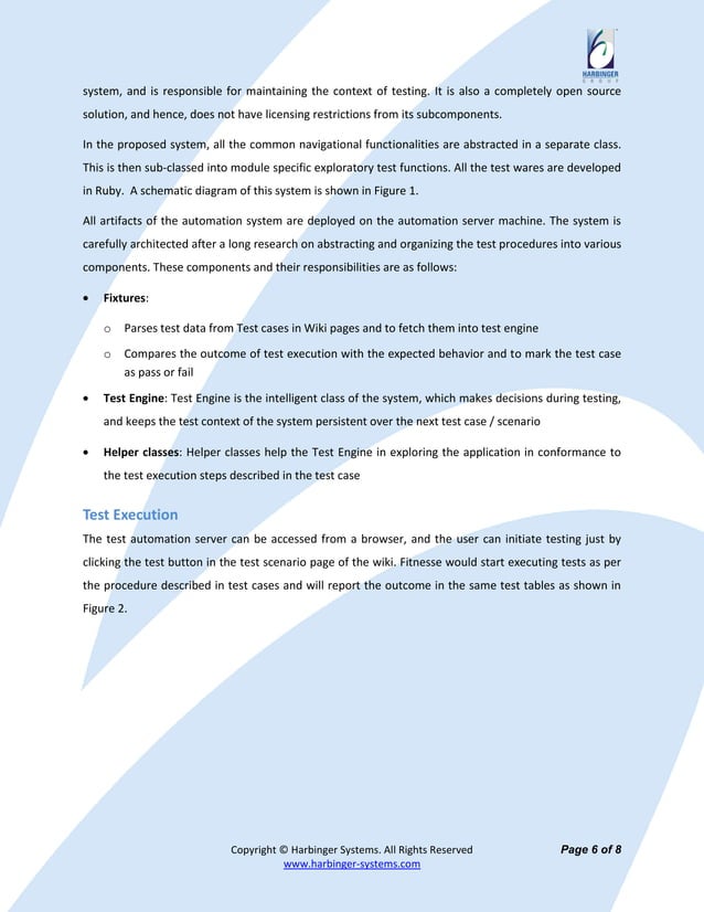 Fitnesse Watir And Ruby Based Test Automation System Pdf
