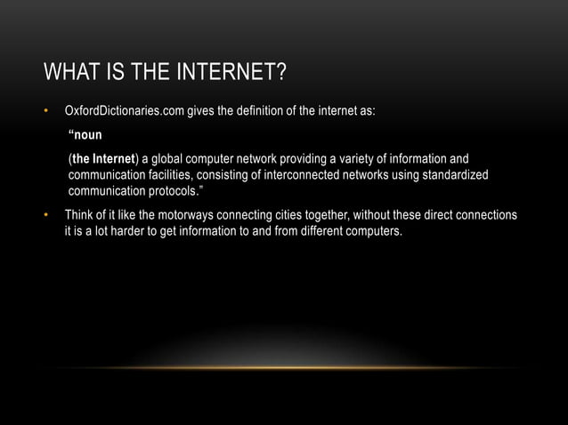 How The Internet Works | PPT
