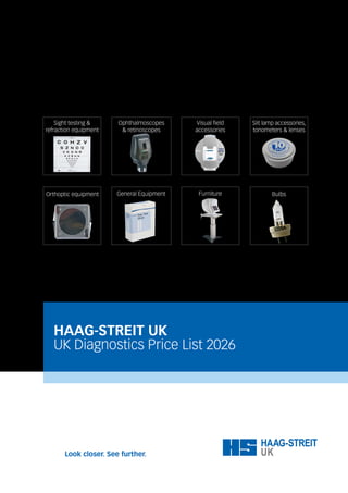 Haag-Streit UK Diagnostics Price List 2026 | PDF