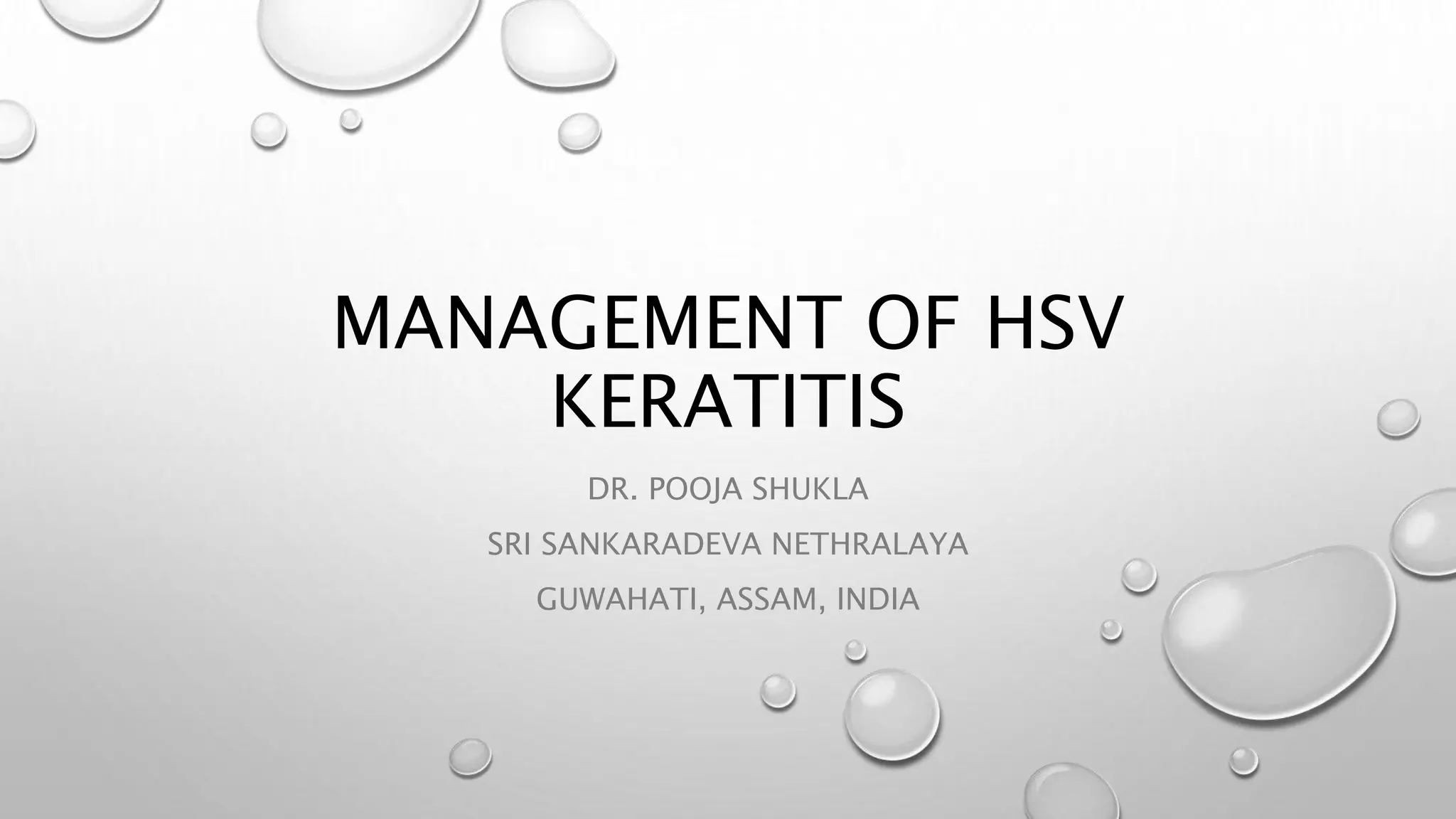 HSV keratitis | PPTX