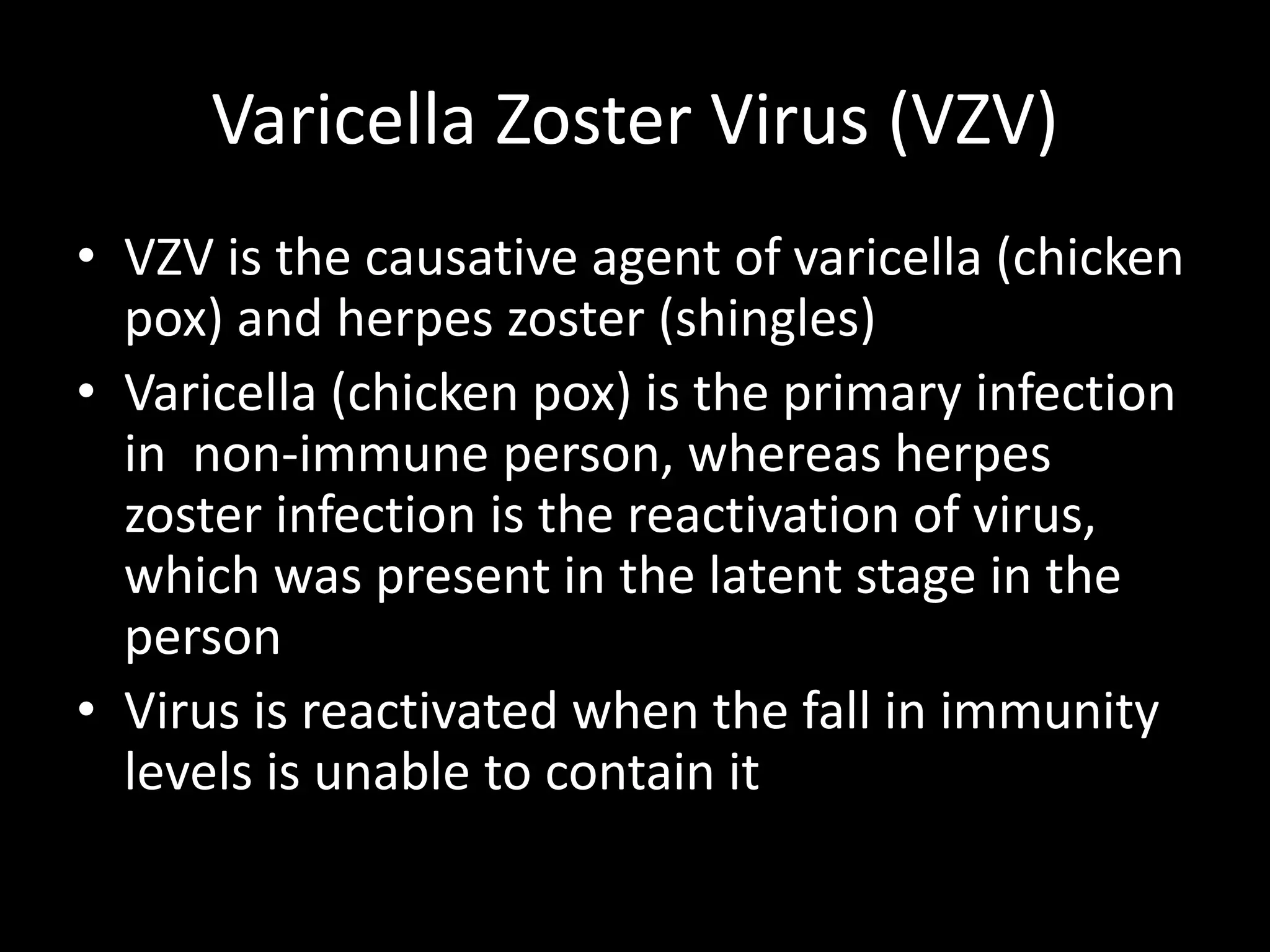 Herpes Simplex Virus (HSV) and Varicella Zoster Virus (VZV) by Dr ...