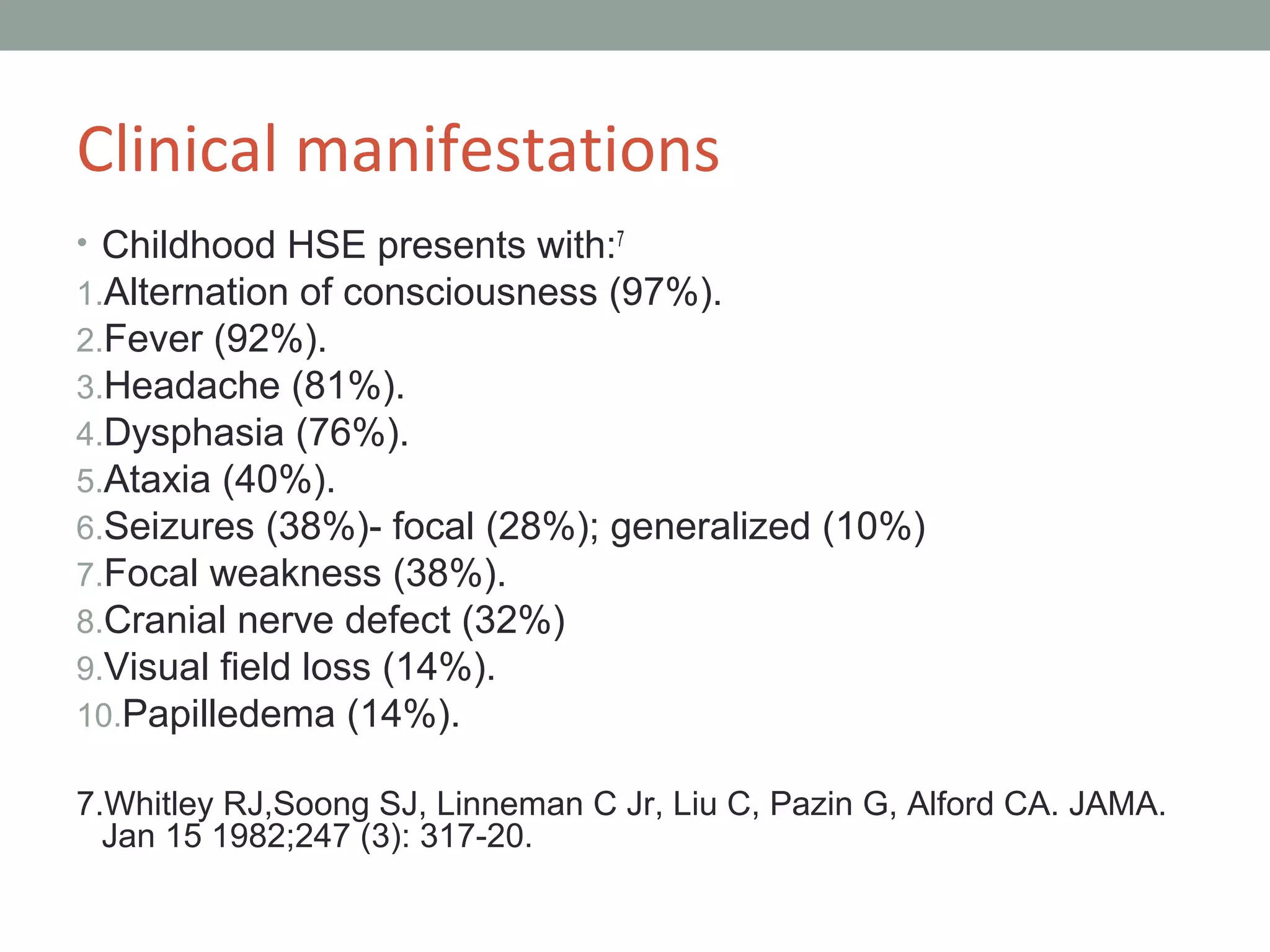 Hsv encephalitis final | PPT