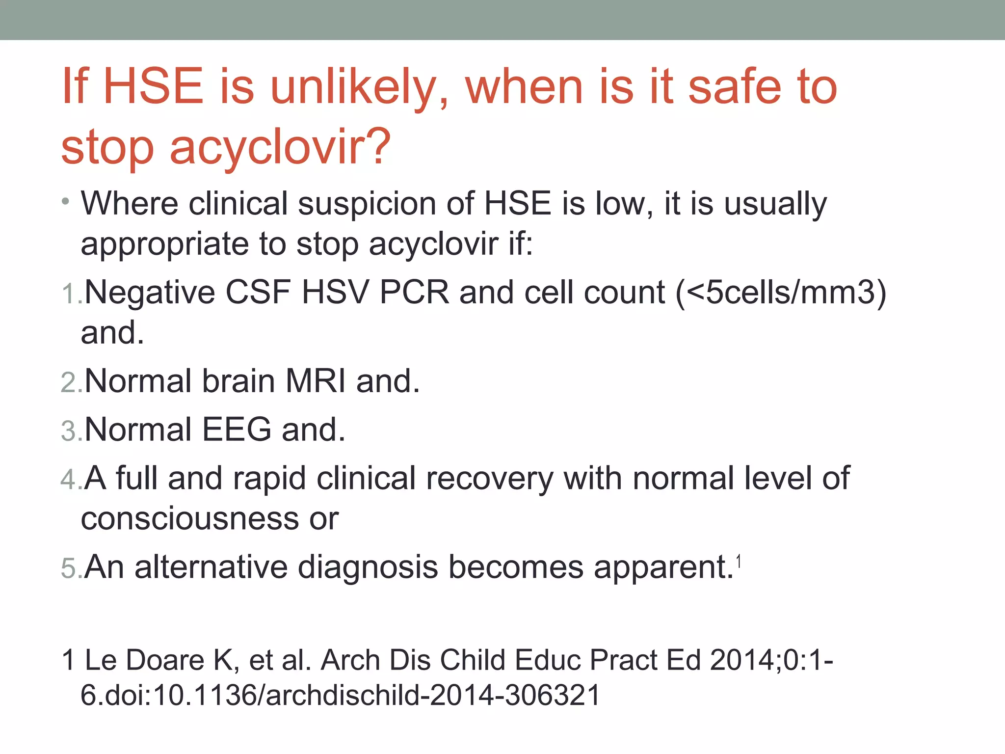 Hsv encephalitis final | PPT