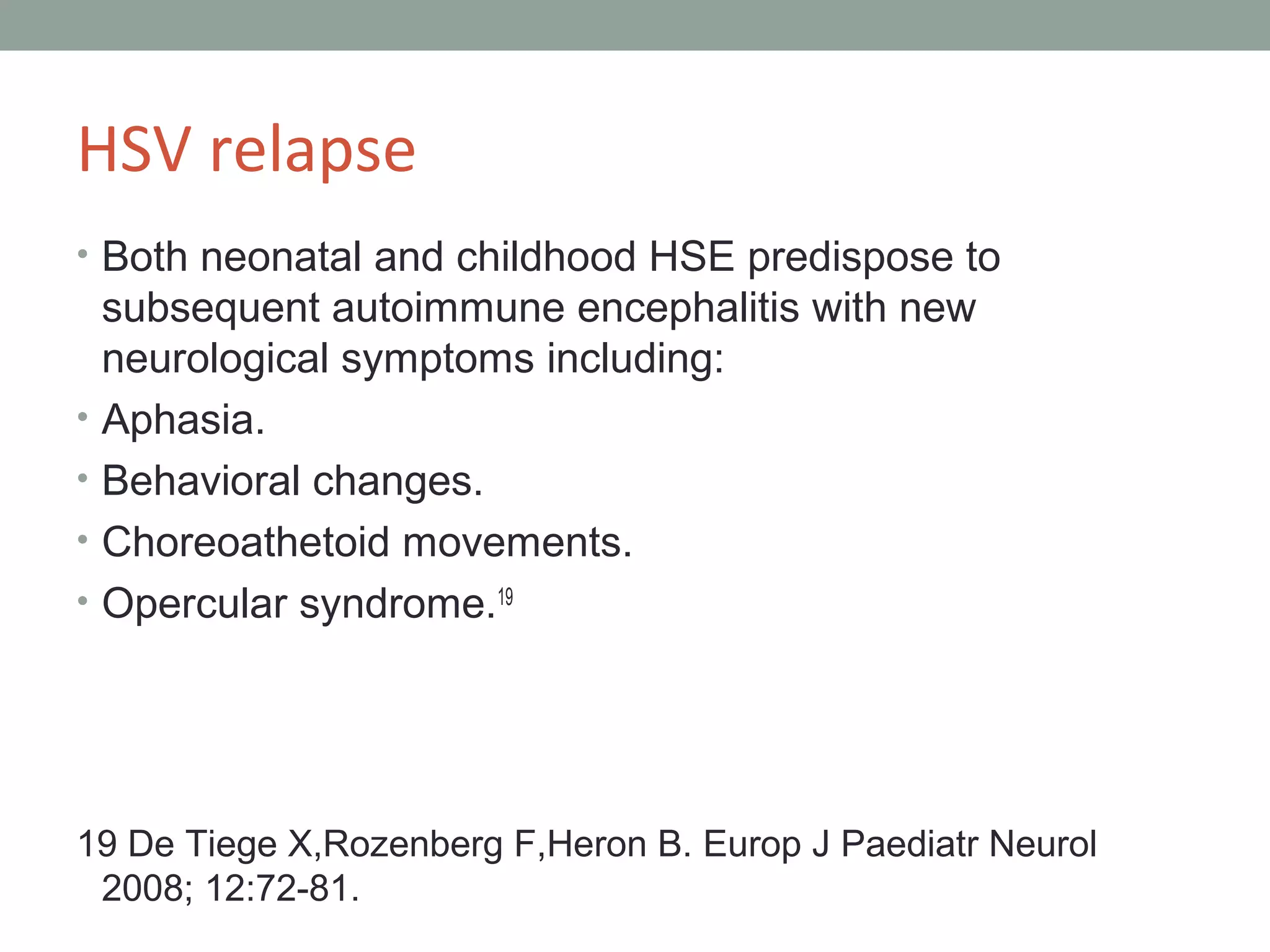 Hsv encephalitis final | PPT