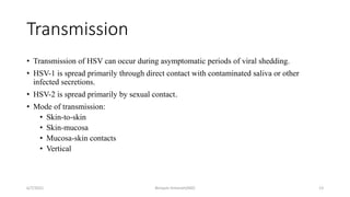 Hsv infections(cutaneous and genital) | PPTX