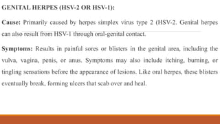 HERPES SIMPLEX VIRUS INFECTIONS PPT.pptx | Infectious Diseases ...