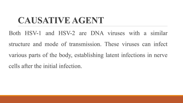 HERPES SIMPLEX VIRUS INFECTIONS PPT.pptx | Infectious Diseases ...