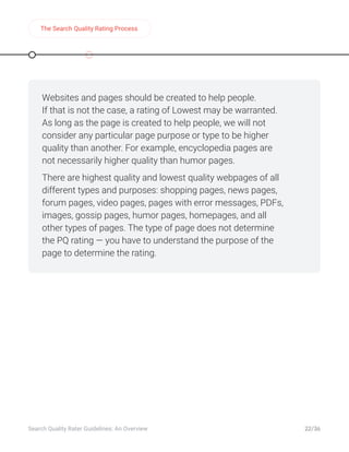 Search Quality Rater Guidelines: An Overview | PDF