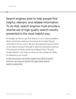 Search Quality Rater Guidelines: An Overview | PDF