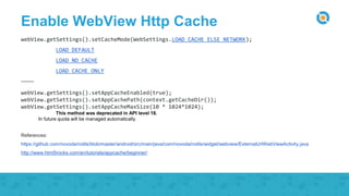 Http Caching for the Android Aficionado | PPT