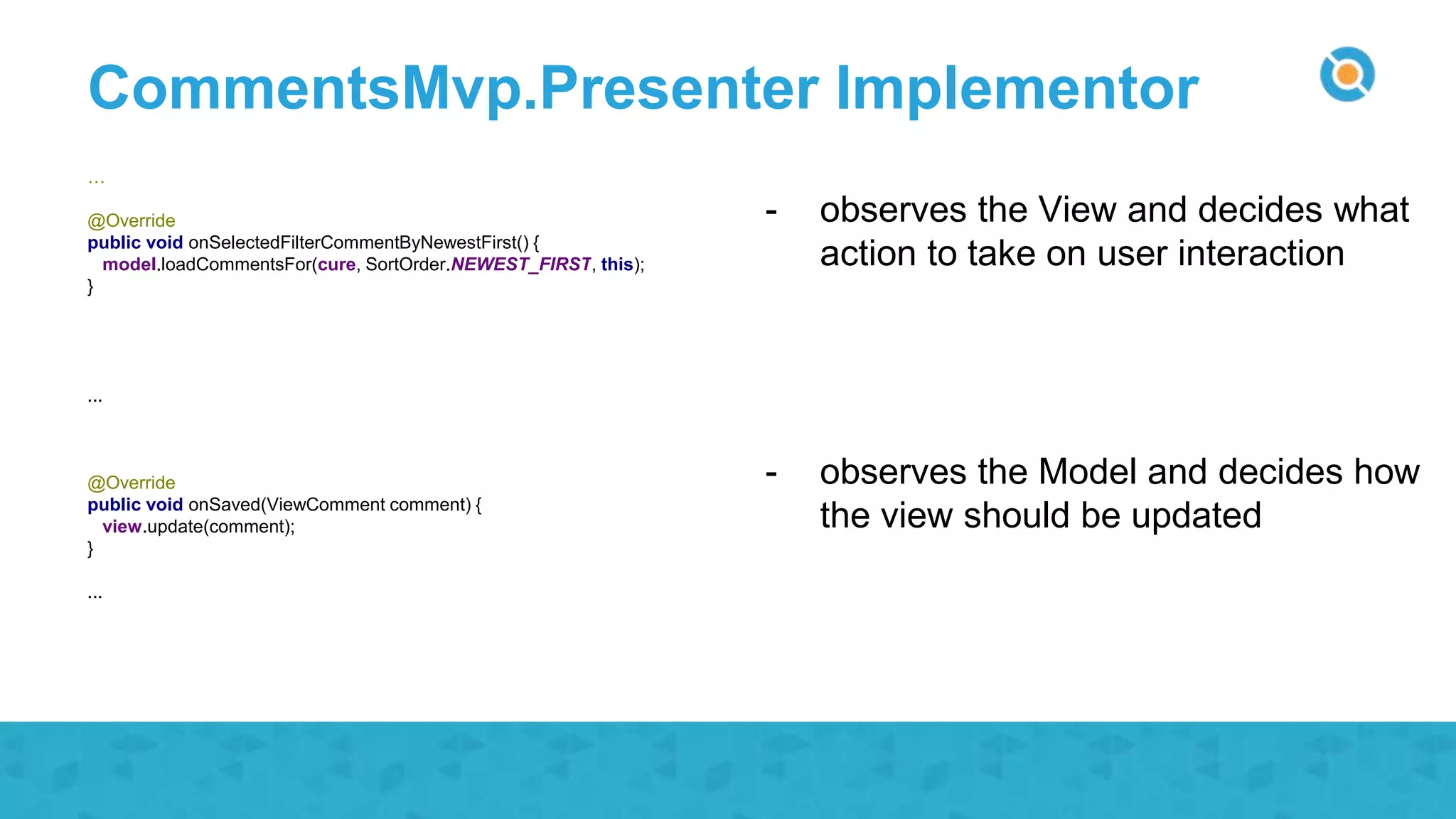 My perspective on MVP and architecture discussions | PPT