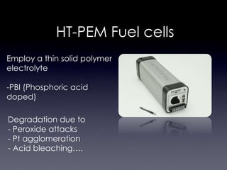 High temperature PEM fuel cells | PPTX