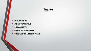 valency patterns | PPSX