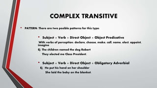 valency patterns | PPSX