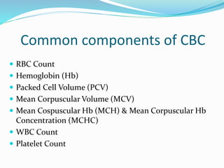 COMPLETE BLOOD COUNT | PPTX