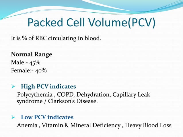 COMPLETE BLOOD COUNT | PPTX