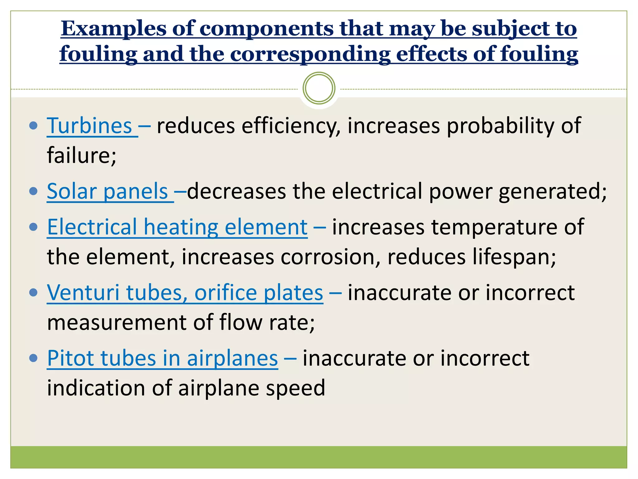 Fouling effects on boiler | PPTX