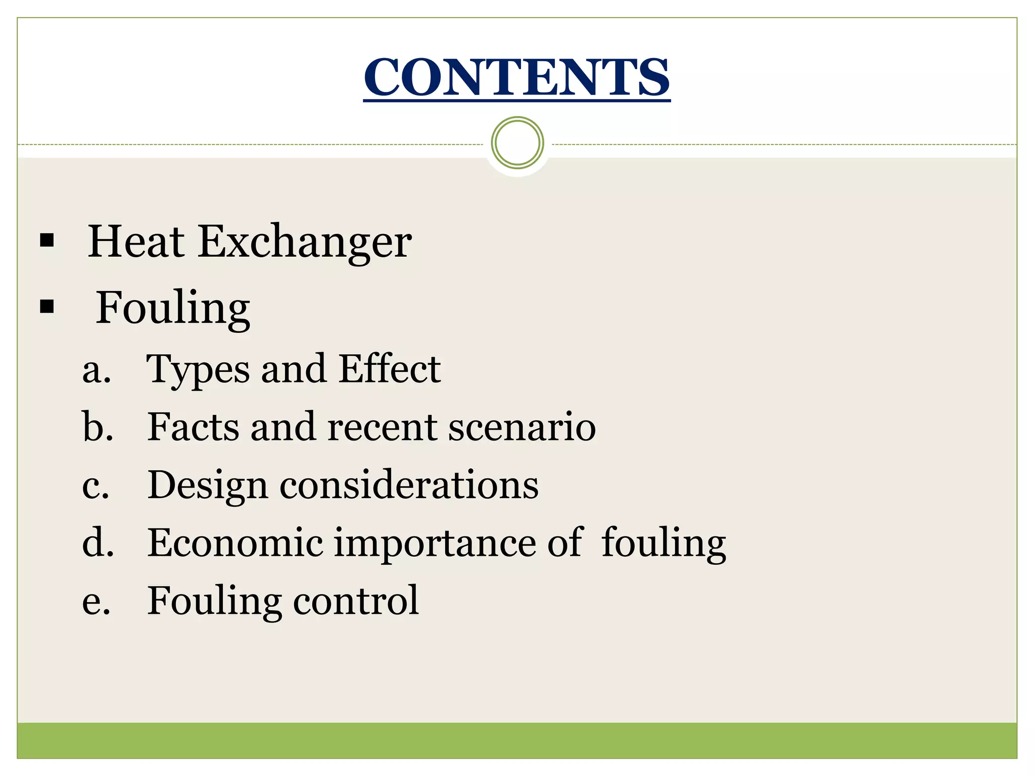 Fouling effects on boiler | PPTX