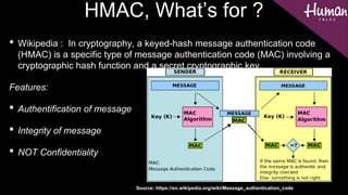 HMAC a signature alternative | PPT