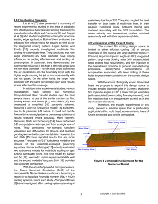 Multi Hole Film Cooling with Integrally Woven SiC-SiC Wall Panels | PDF