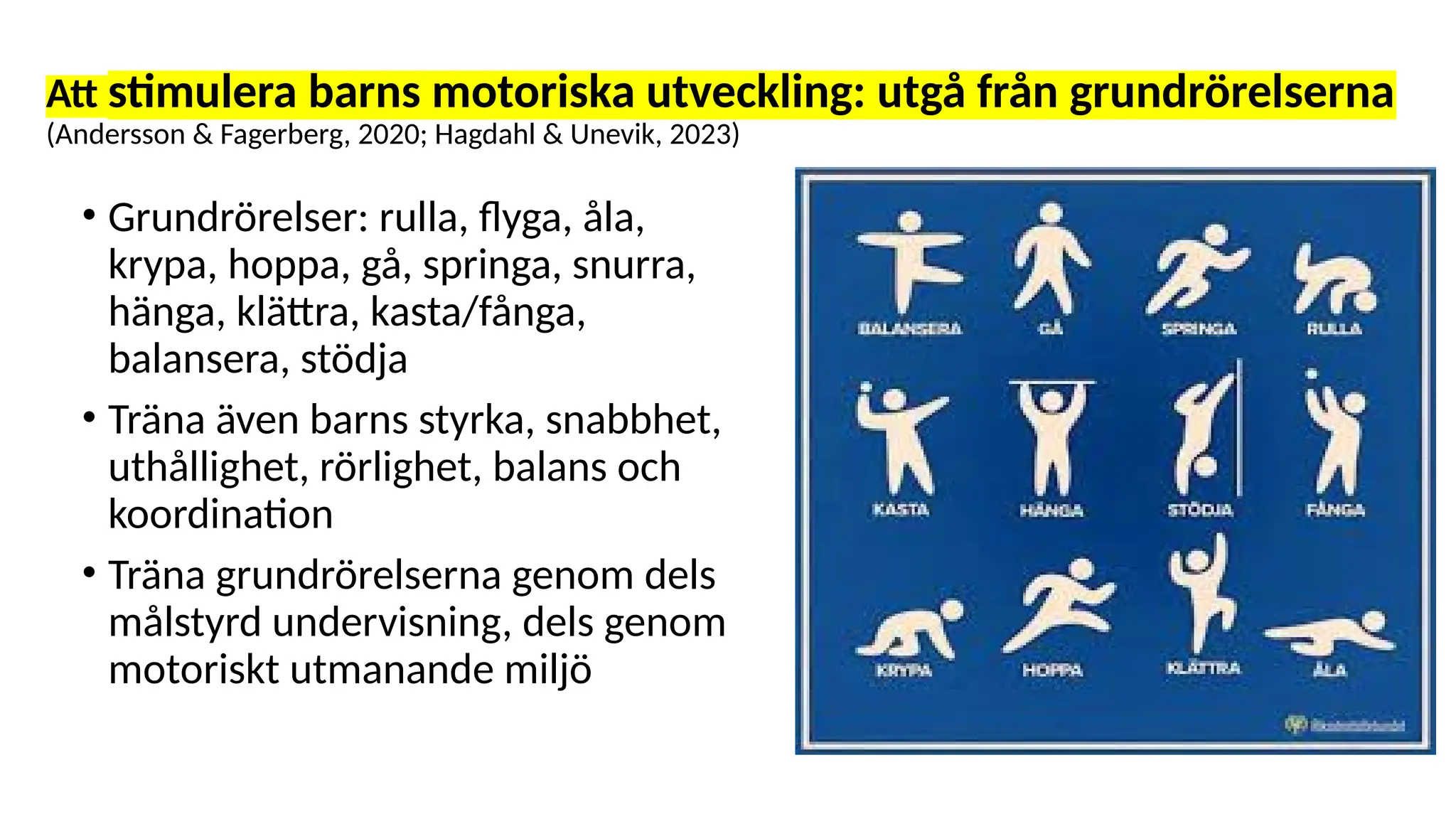 Föreläsning Hälsa, motorik och rörelse i förskolan | PPTX