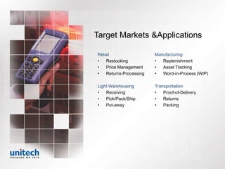 The New Unitech HT682 Handheld Mobile Computer | PPTX