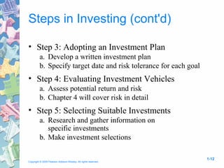 Types of investment | PPT