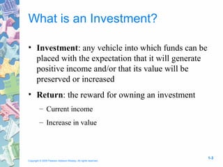 Types of investment | PPT