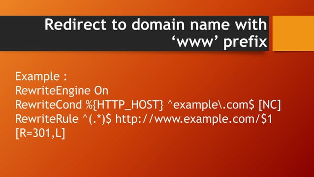 Htaccess crash course for Beginners | PPT