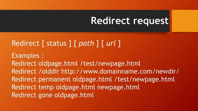 Htaccess crash course for Beginners | PPT
