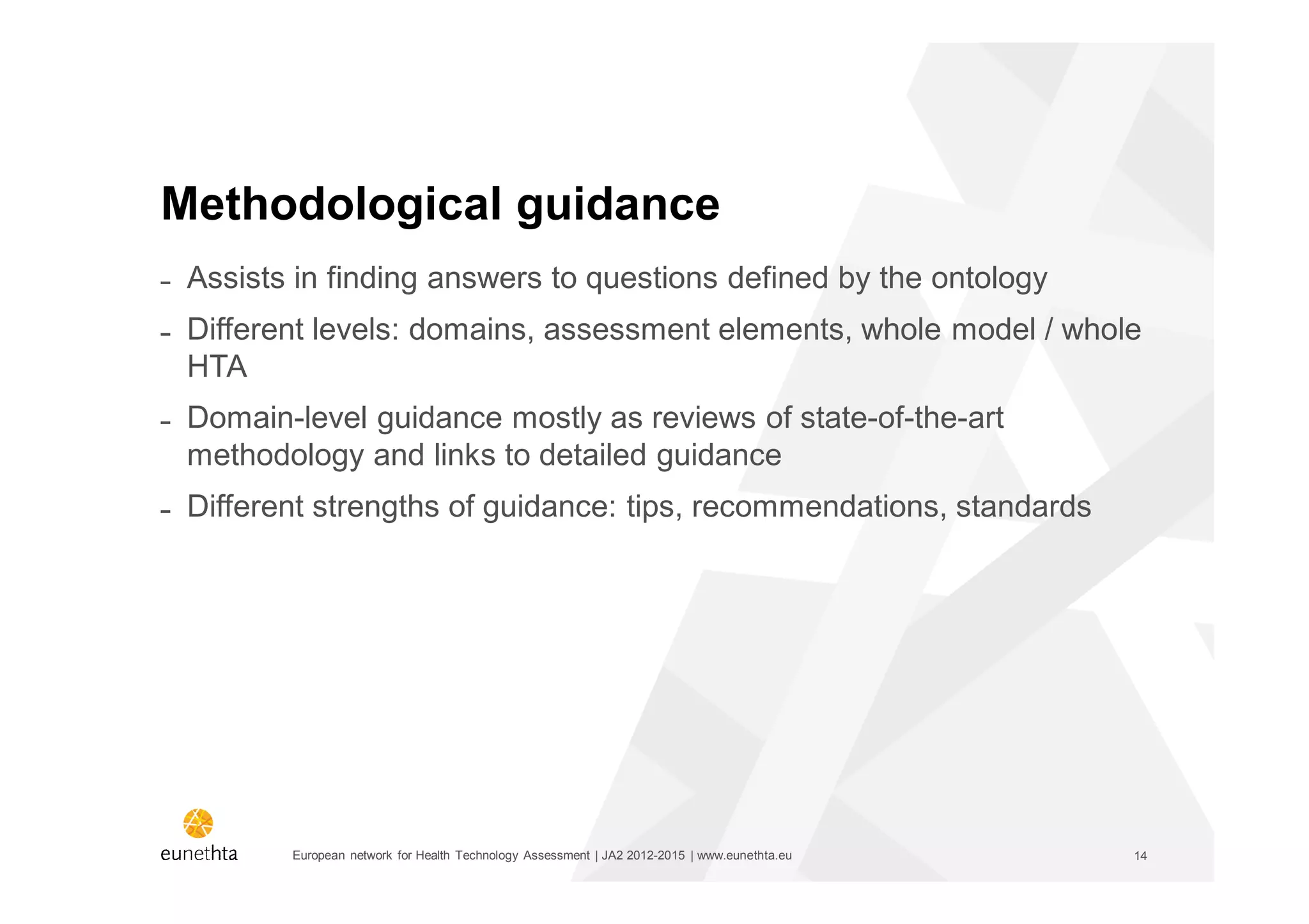 EUnetHTA Training course for Stakeholders - Introduction to the HTA ...