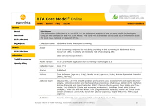 EUnetHTA Training course for Stakeholders - Introduction to the HTA ...