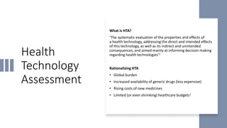 Health Technology Assessment: Comparison between UK and Canada ...