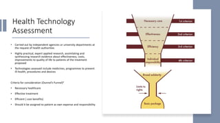 Health Technology Assessment: Comparison between UK and Canada ...