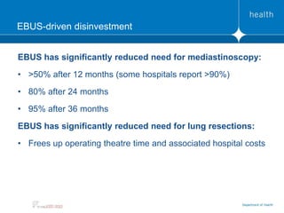 Disinvestment. Surgical disinvestment: endobronchial ultrasound for ...