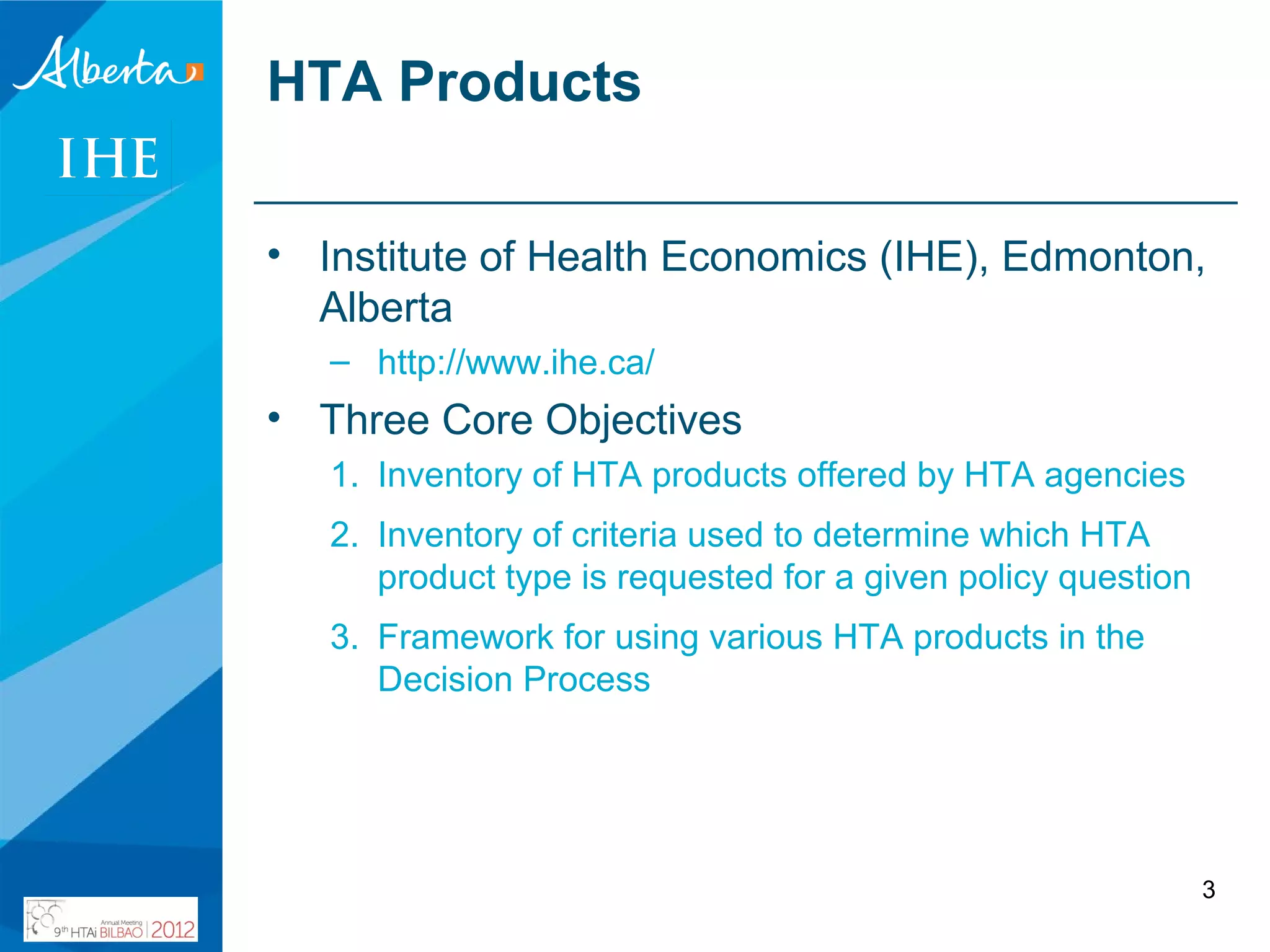 Which HTA Product Do I Need? | PPT