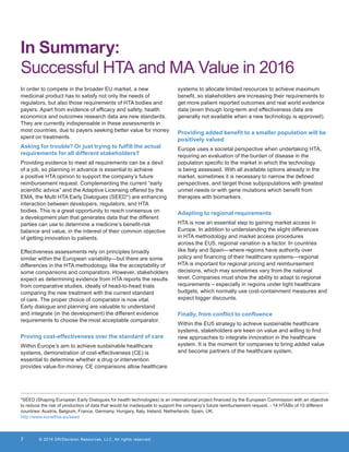 HEALTH TECHNOLOGY ASSESSMENT (HTA) IN EUROPE: | PDF