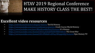 HTAV 2019 Make History Class the Best | PPT
