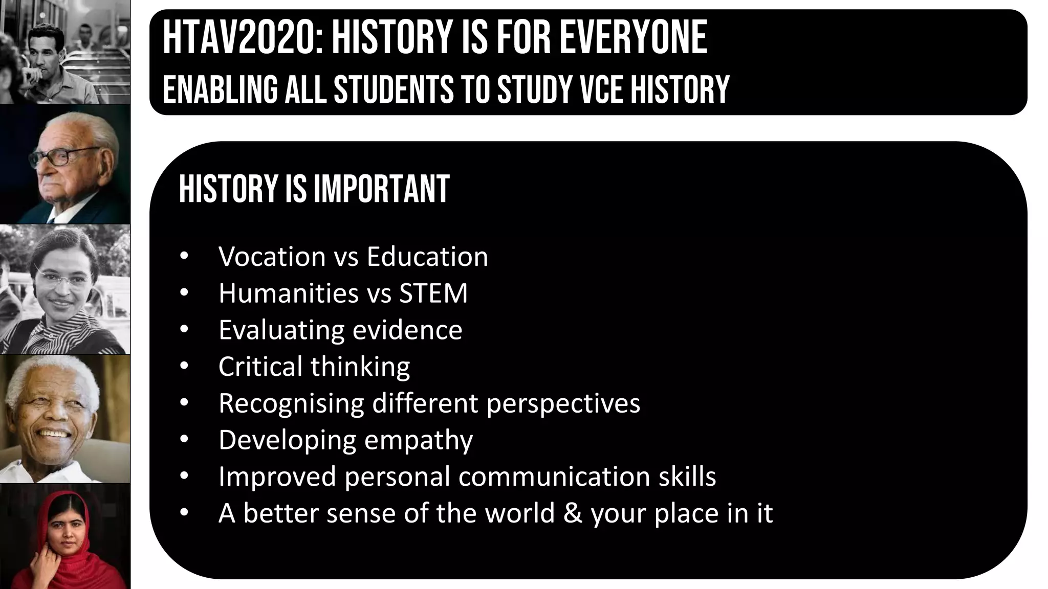 HTAV 2020 History is for Everyone | PPT